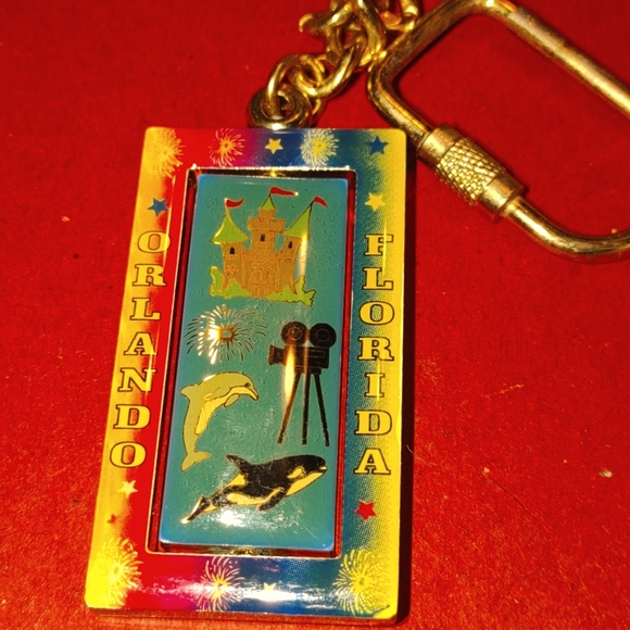 Vintage | Accessories | Heavy Duty Orlando Florida Vintage Keychainvery ...